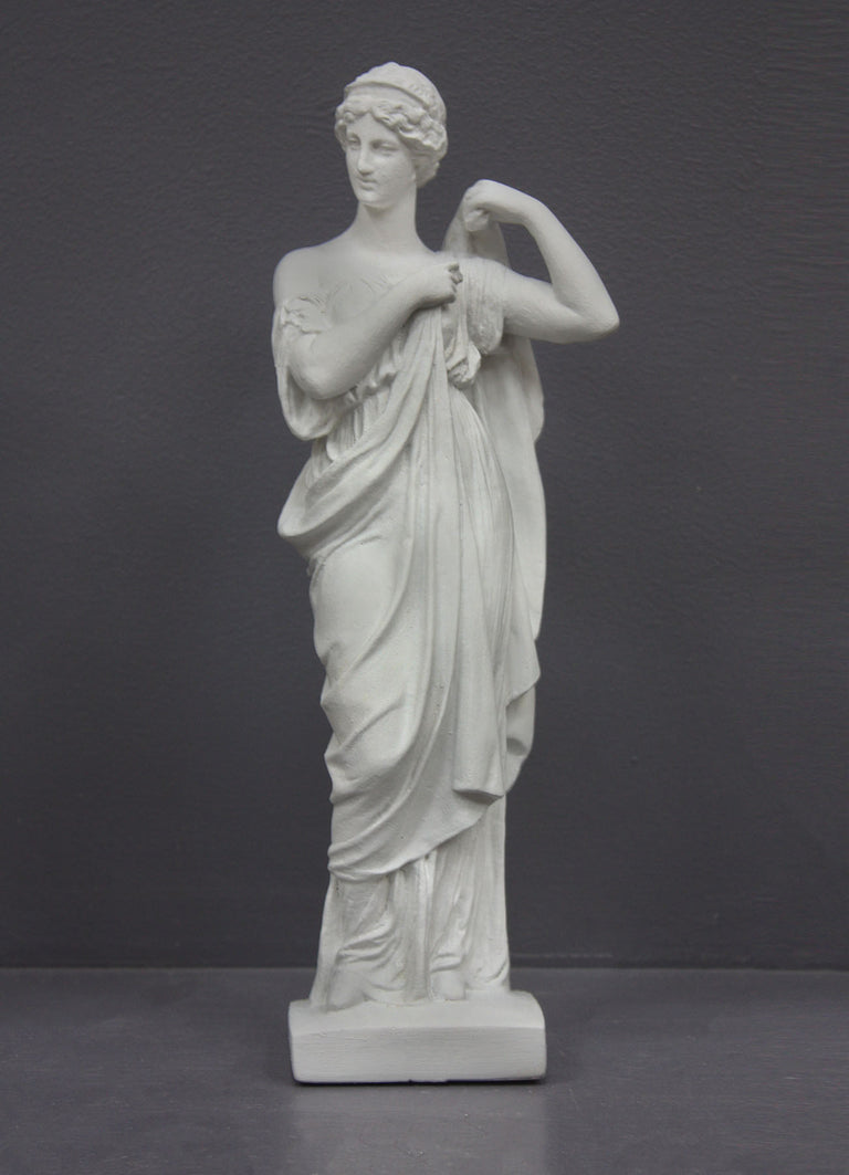 Tanagra Figurine Arranging Garments Sculpture for Sale, Item #317 ...