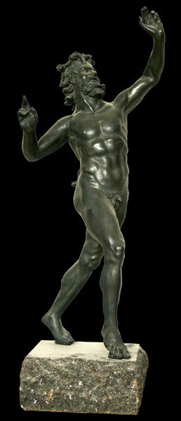 Pompeiian Dancing Satyr Sculpture for Sale, Item #224 – Caproni Collection