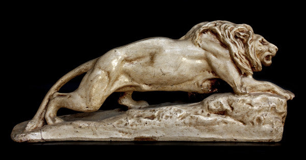 Lion Crouching Sculpture for Sale, Item #414 | Caproni Collection